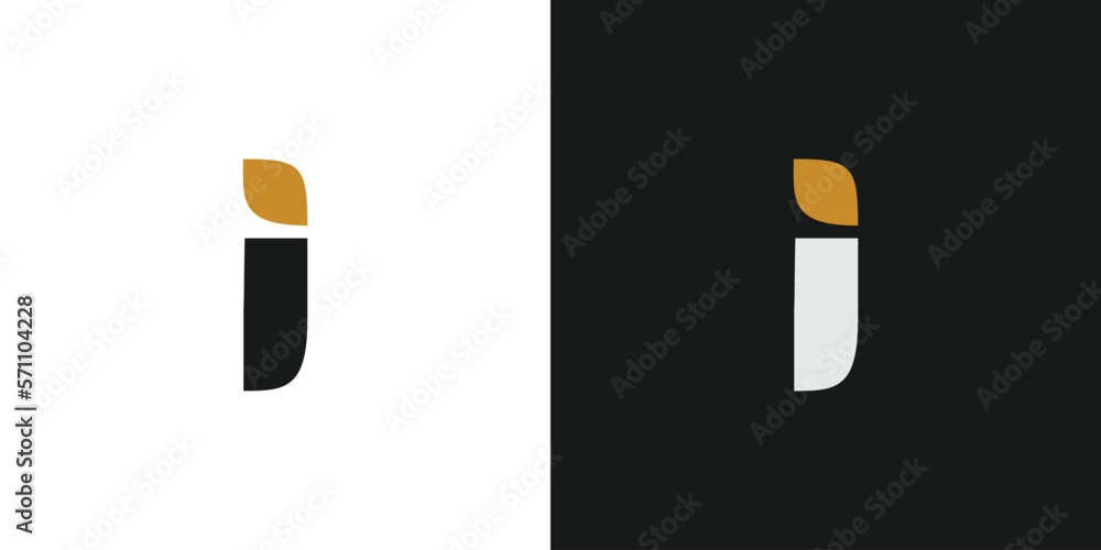 .Modern and simple I logo design Stock Vector | Adobe Stock
