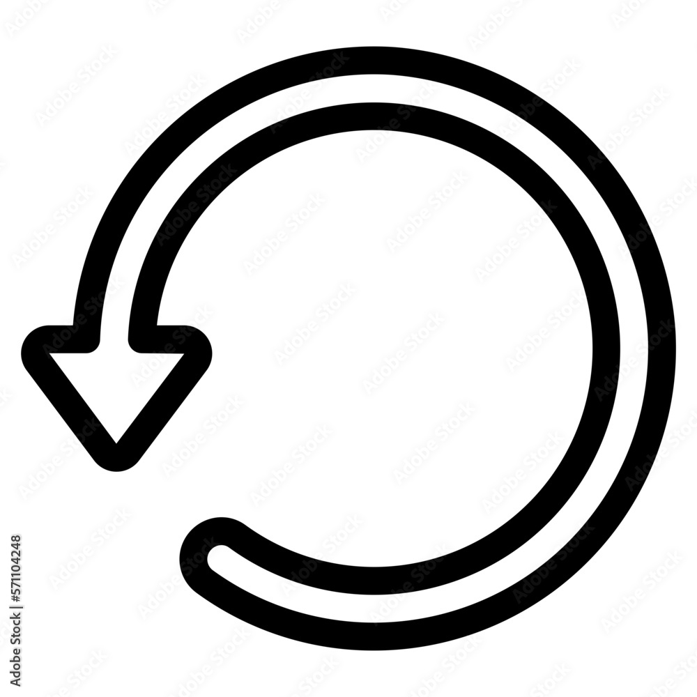 reload arrow icon Stock Vector | Adobe Stock