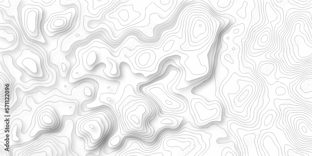 Topographic map. Geographic mountain relief. Abstract lines background ...