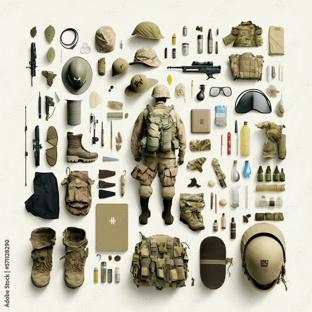 Military, gear, tactical, equipment, uniform, gear, combat, boots ...