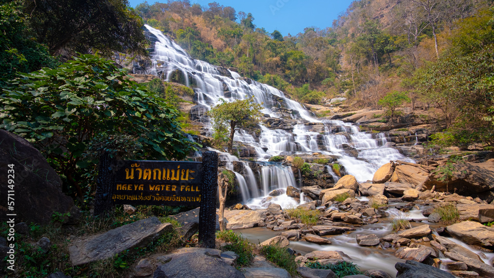 Mae Ya Waterfall, Doi Inthanon, Jong Thong, Chiang Mai Stock Photo ...