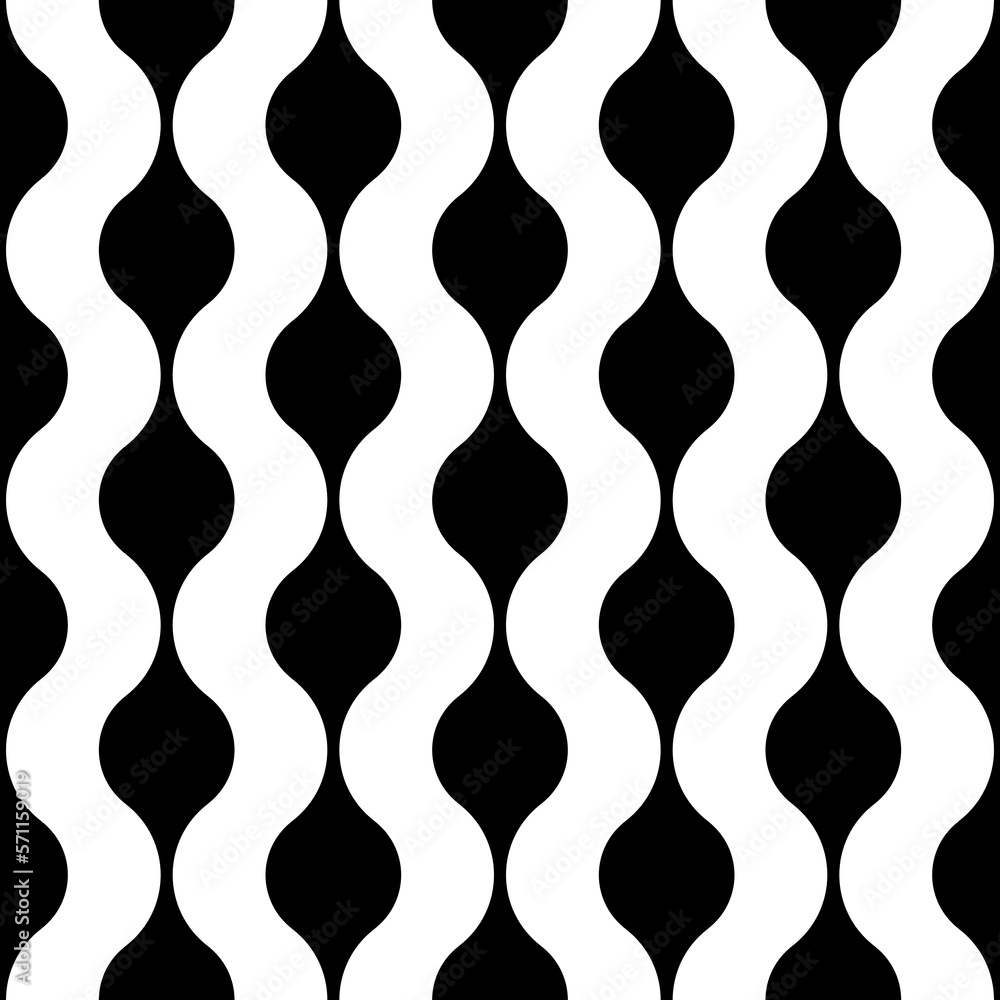Circle seamless pattern. Repeating black dot on white background ...