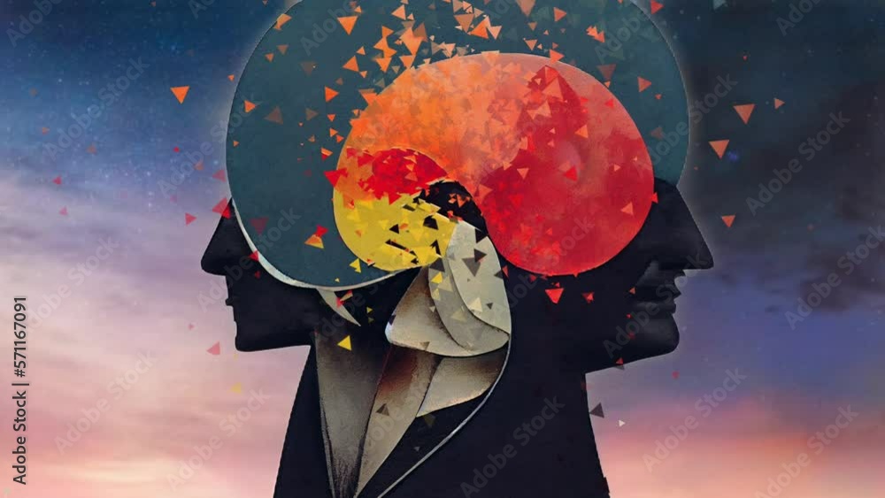 Mental States collage aesthetic animation, concept video of imagination ...