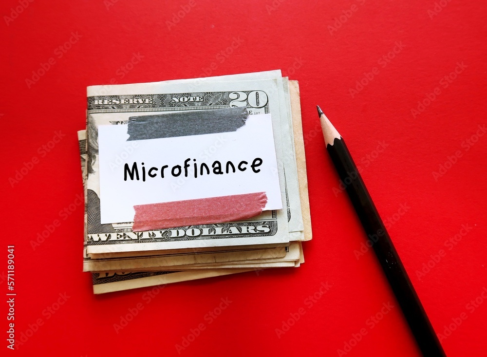 Cash Dollars money on red background with text written note ...