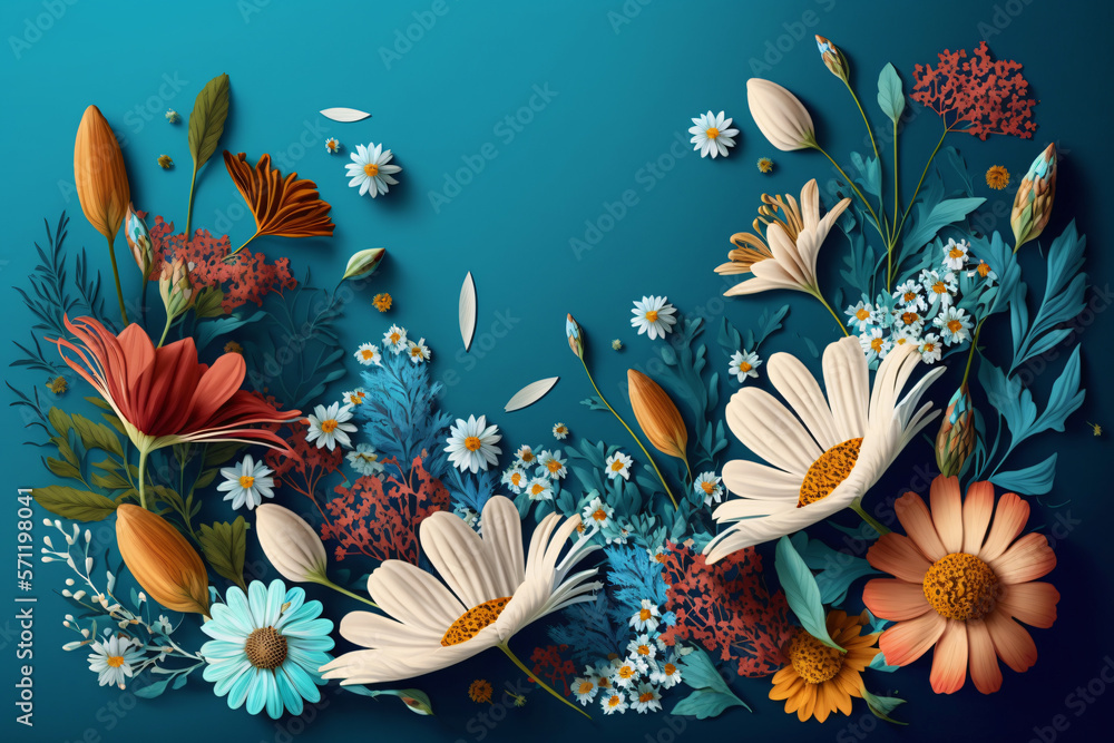 Summer Flowers Backgrounds