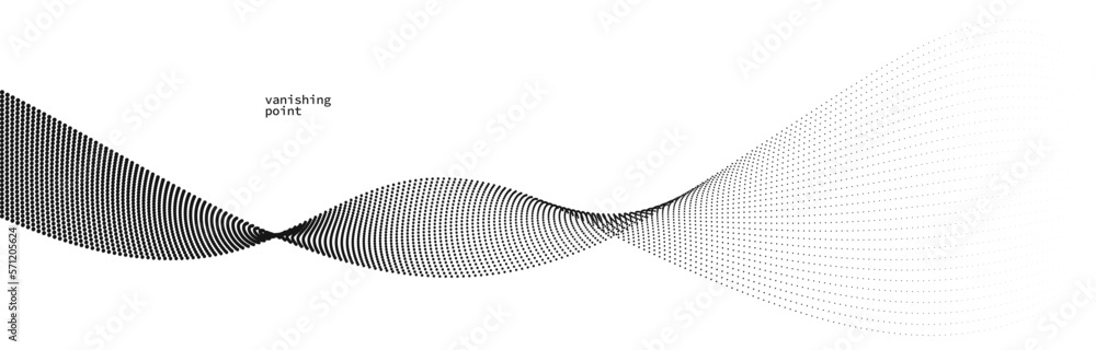 Smooth and relaxing shape vector abstract background with wave of ...