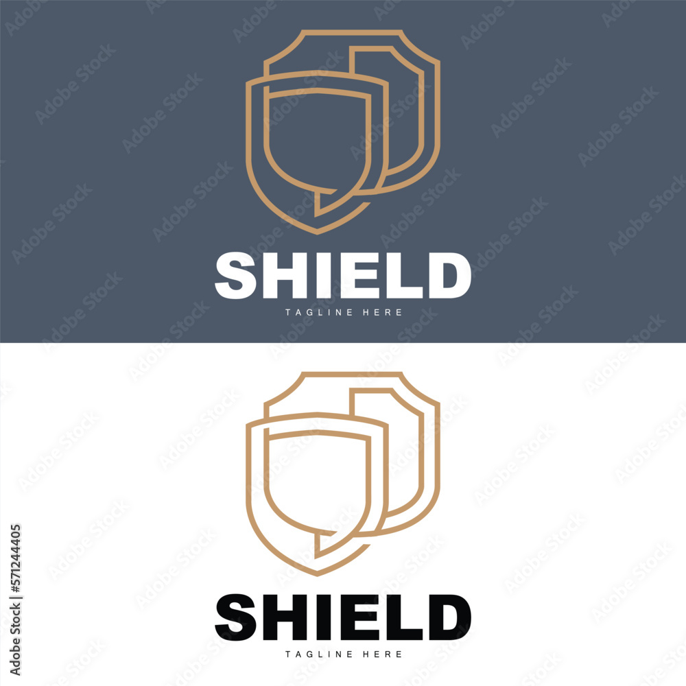 Shield Logo, Antivirus Protection Security Vector, Simple Gaming Logo ...