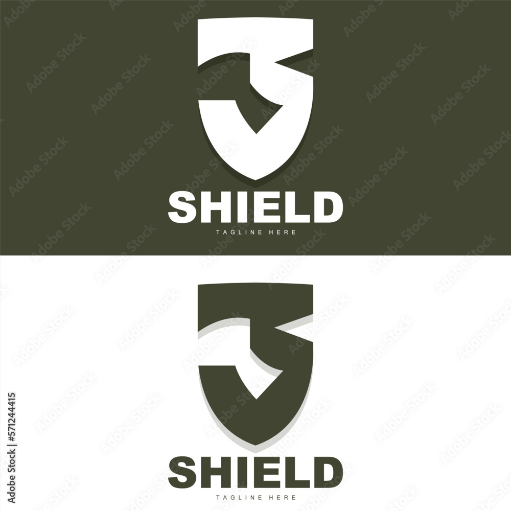 Shield Logo, Antivirus Protection Security Vector, Simple Gaming Logo ...