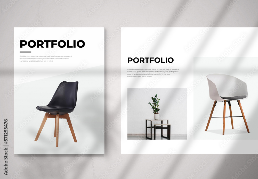 Portfolio Layout Stock Template | Adobe Stock