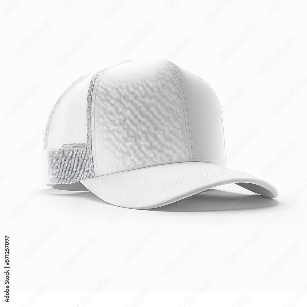 Create Stunning Designs with Blank White Trucker Hat Mockup - AI ...