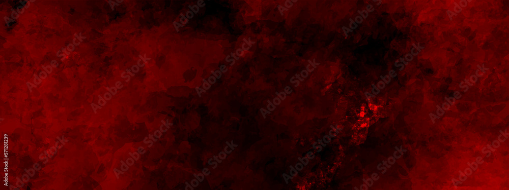 Scratch dark smoke red wall, dirty old concrete cemetery texture ...