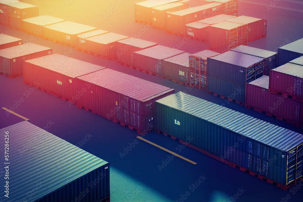 Business Logistics concept, Global network coverage world map,Truck ...