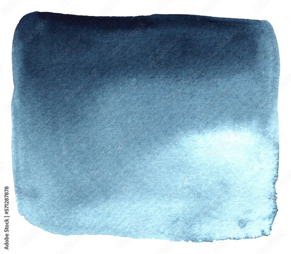 Watercolor indigo splash. Deep blue watercolor background for your ...