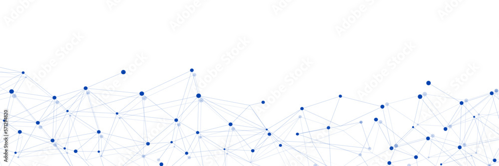 Navy blue network. Abstract connection on white background. Network ...