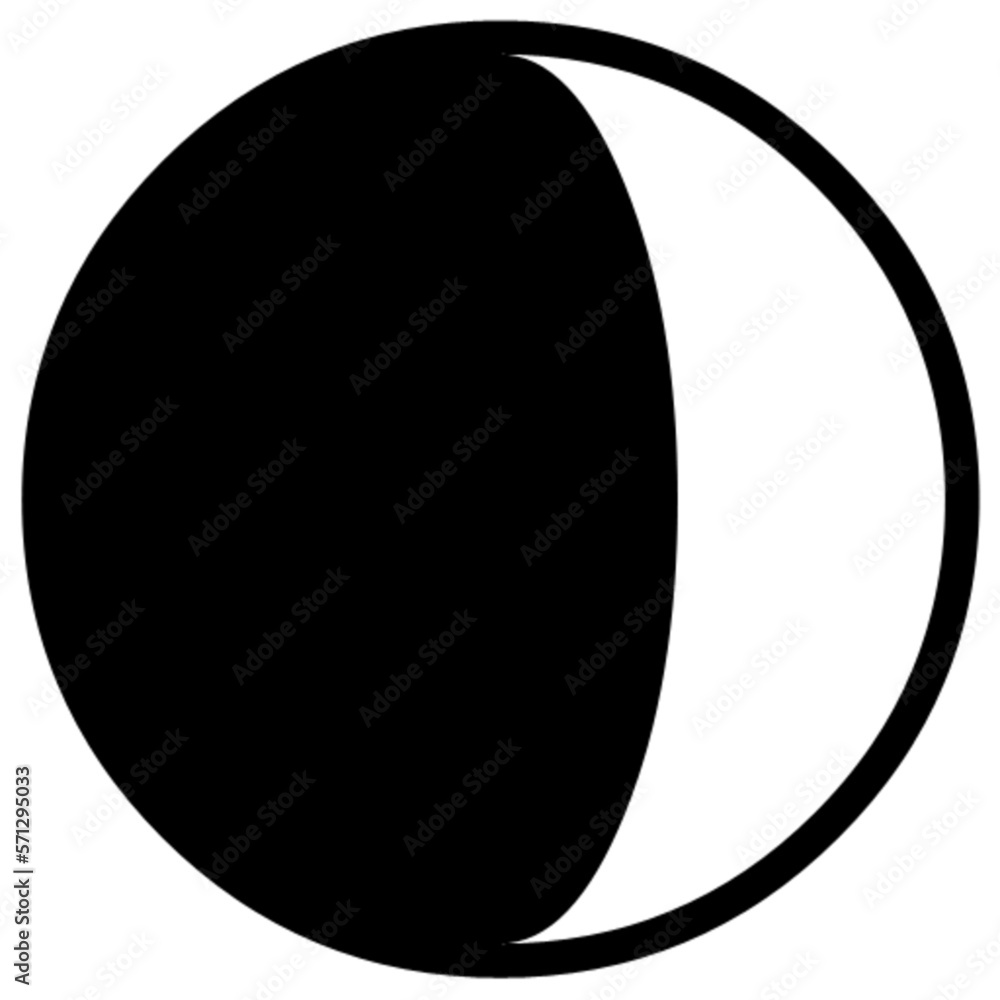 moon vector, icon, symbol, logo, clipart, isolated. vector illustration ...