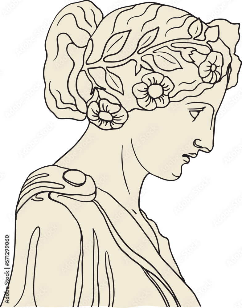 greek woman sculpture, antique classical sculpture, ancient sculpture ...