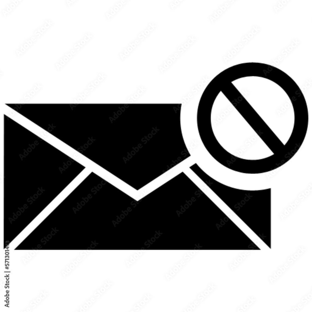 email block vector, icon, symbol, logo, clipart, isolated. vector ...