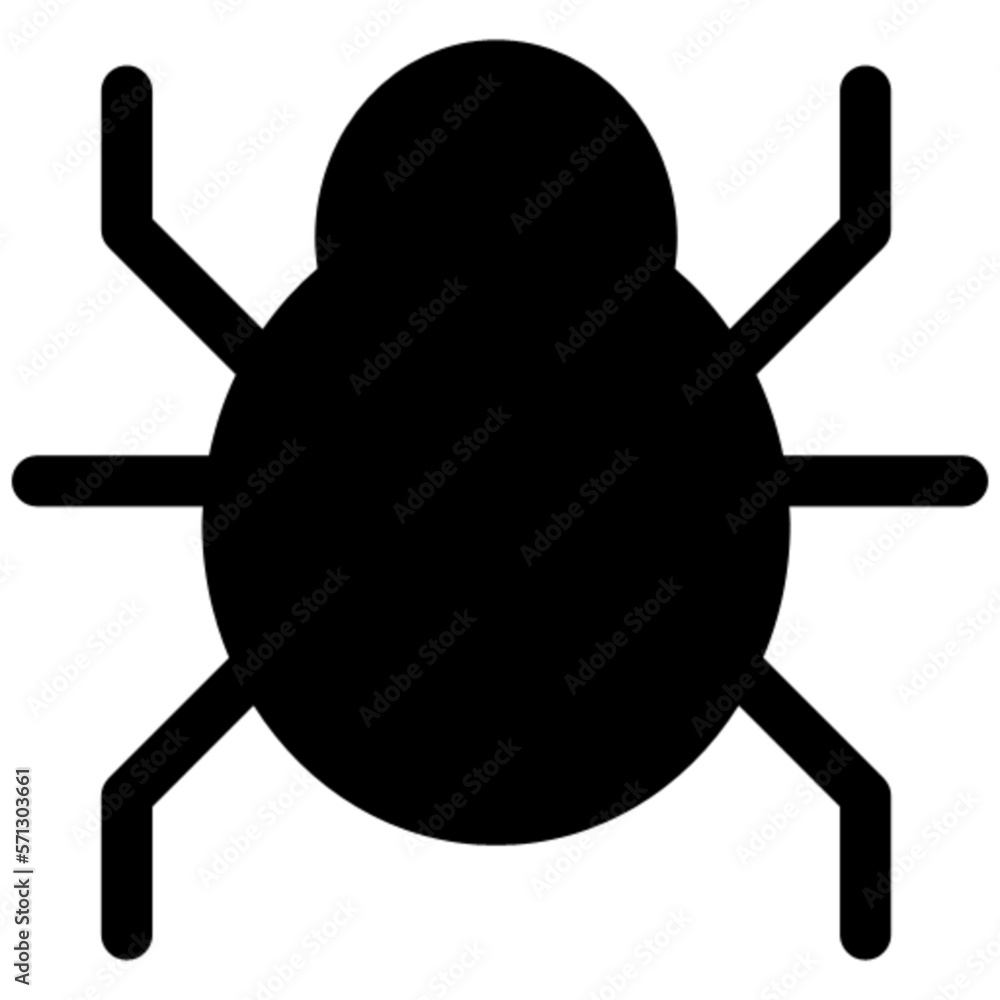 bug vector, icon, symbol, logo, clipart, isolated. vector illustration ...