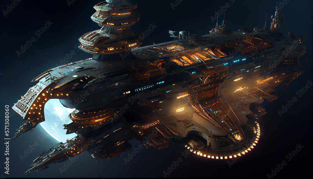 Constructing a Futuristic, Technologically Advanced Massive Spacious ...