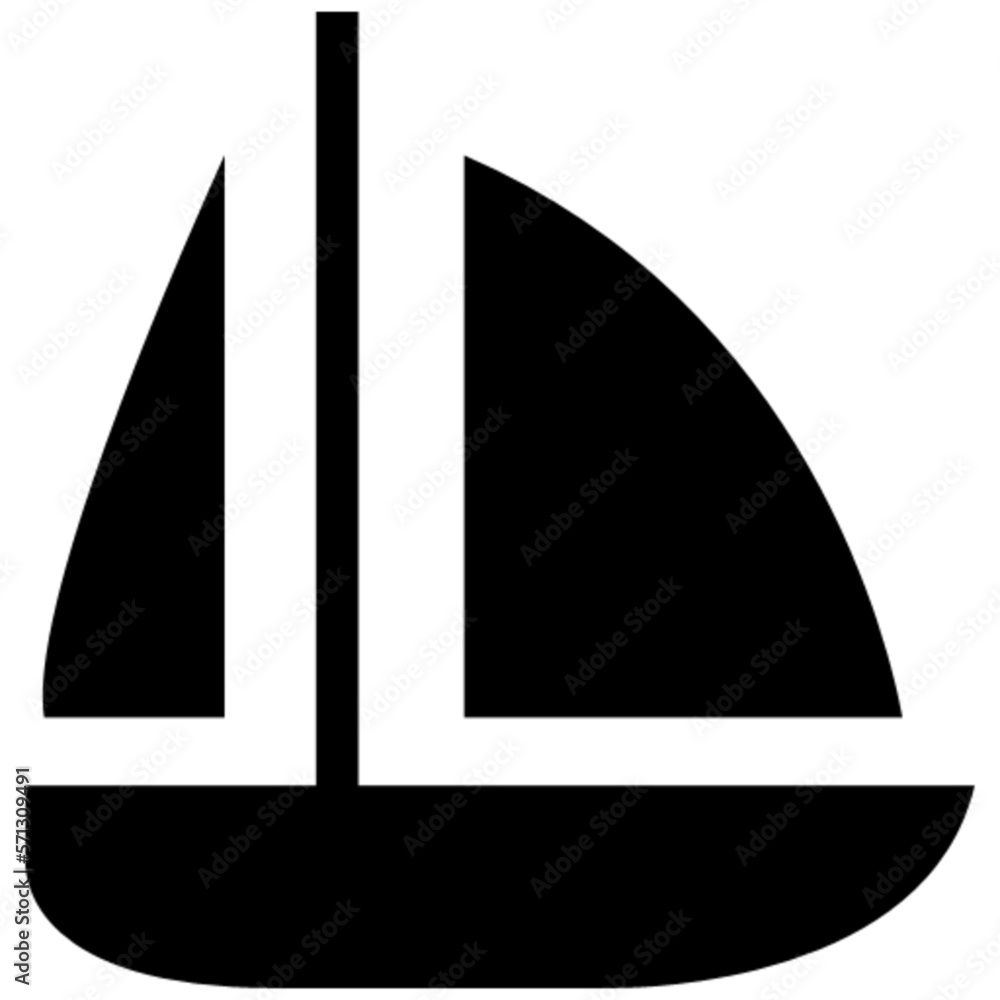 boat vector, icon, symbol, logo, clipart, isolated. vector illustration ...