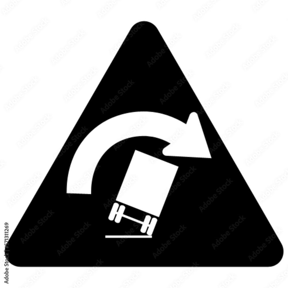 heavy cross wind sign vector, icon, symbol, logo, clipart, isolated ...