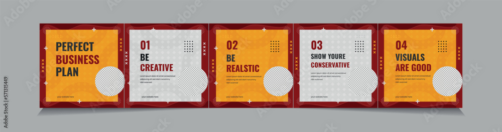 Social Media Carousel Post, Instagram Carousel Template, Microblog ...