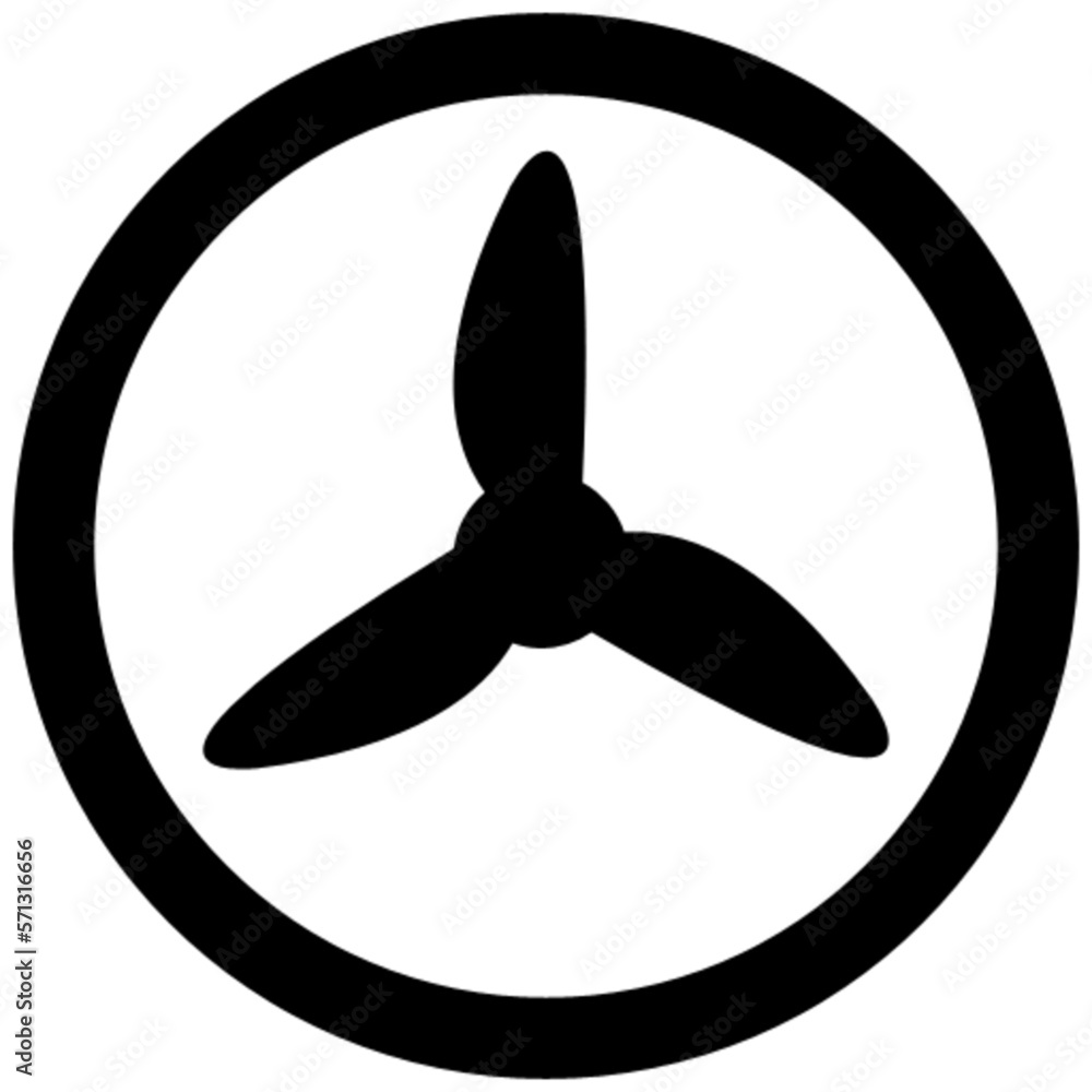 fan vector, icon, symbol, logo, clipart, isolated. vector illustration ...