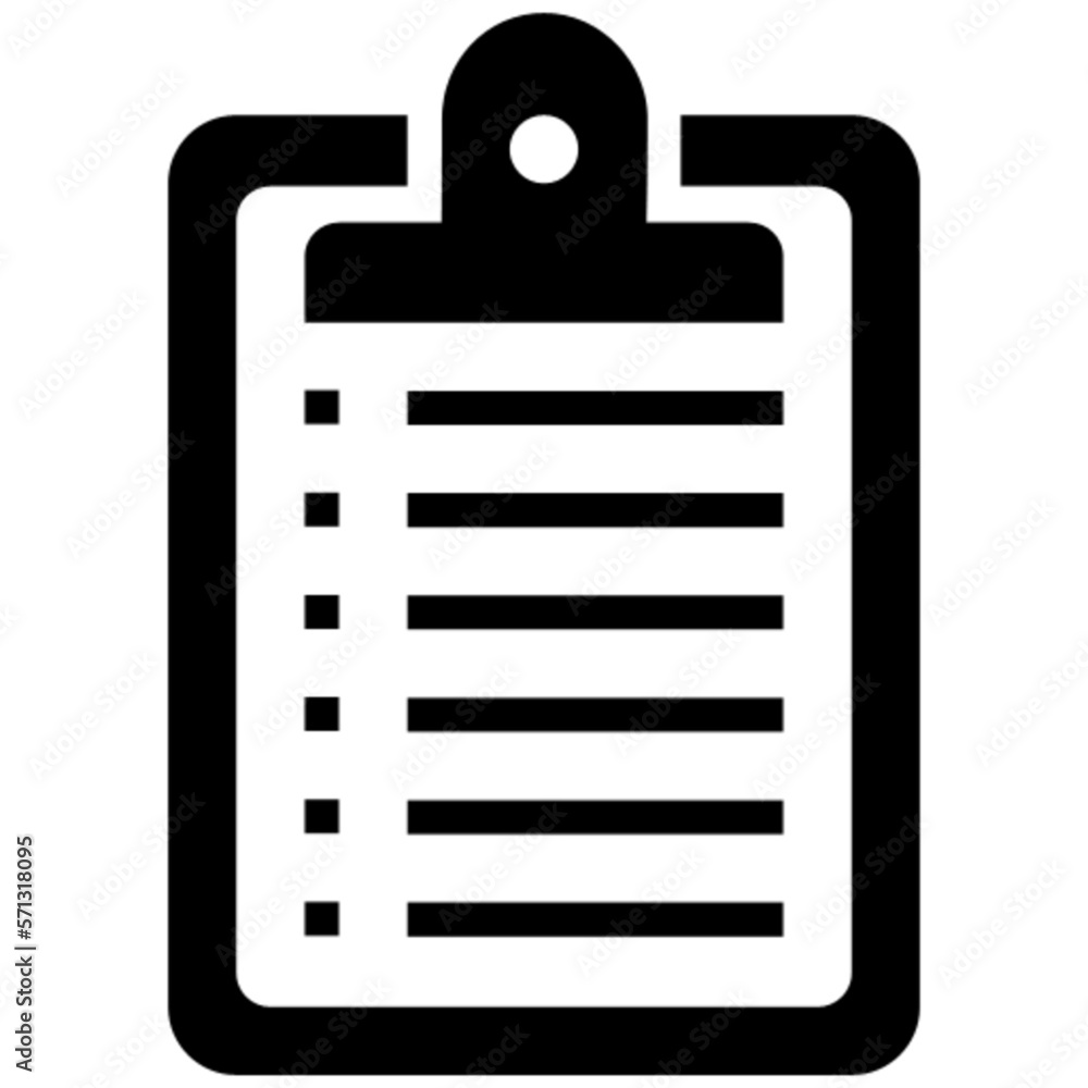 writing pad vector, icon, symbol, logo, clipart, isolated. vector ...