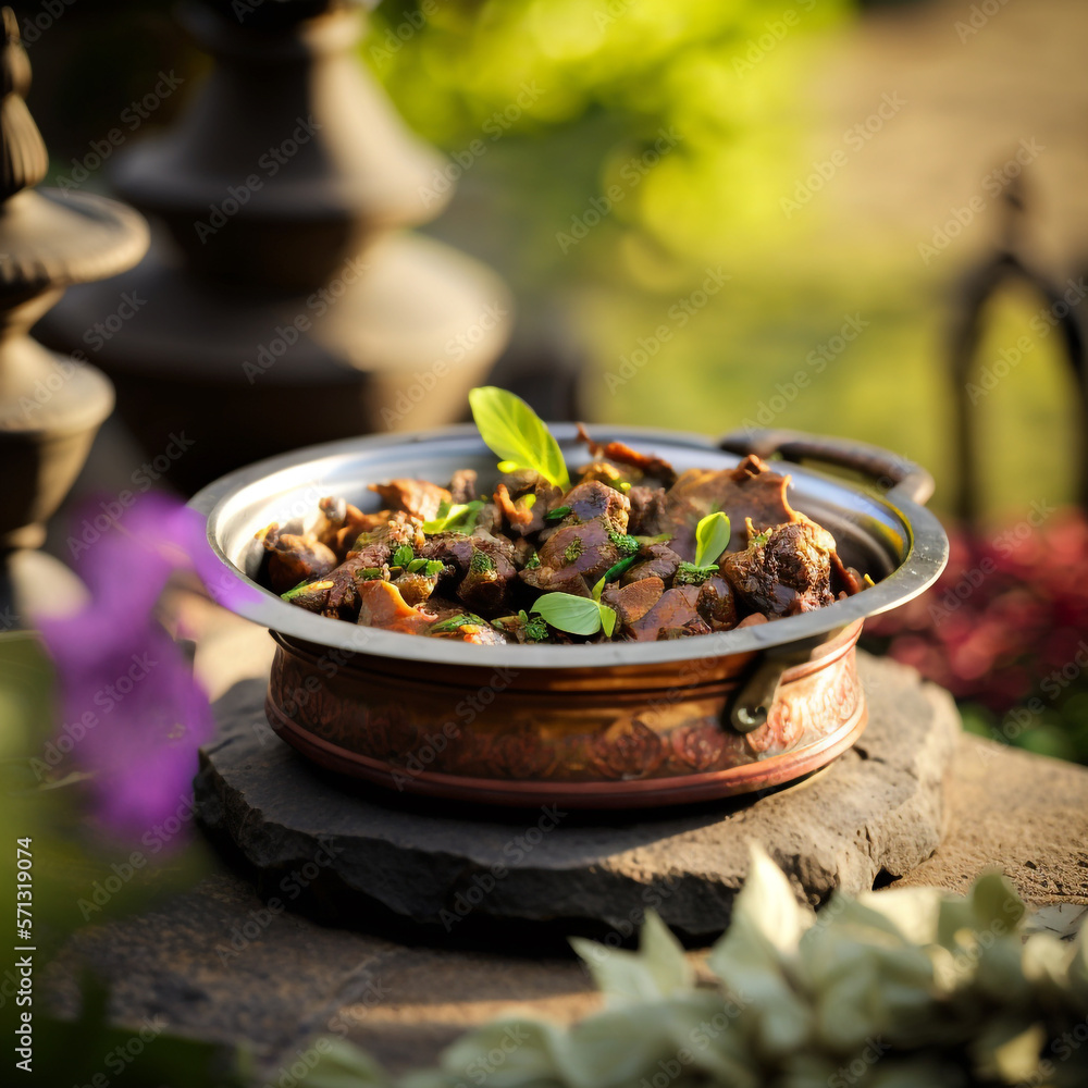 bringing slow food to your designs: a mutton liver fry or kaleji masala ...