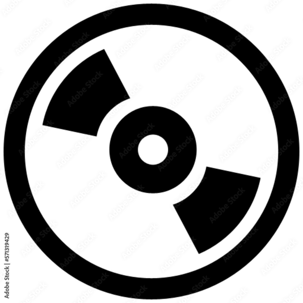 disc vector icon symbol logo clipart isolated. vector illustration ...