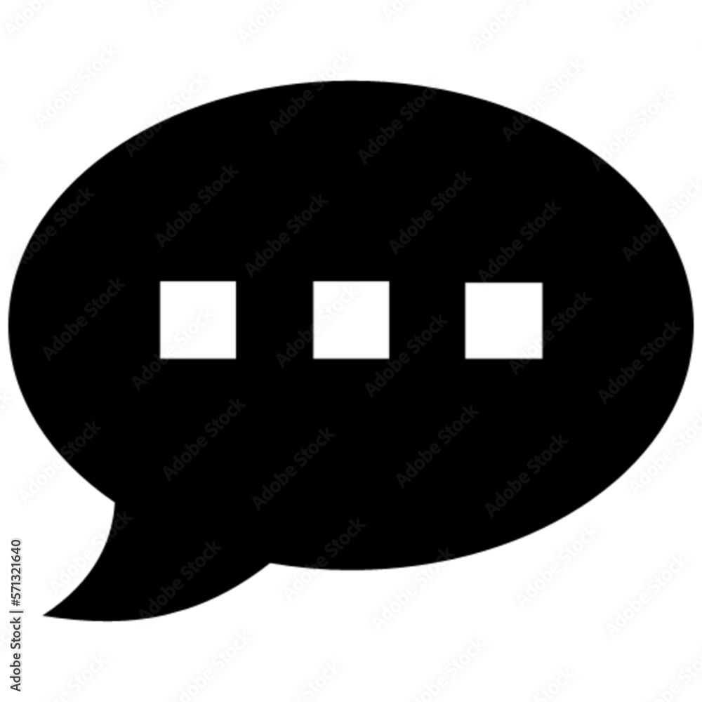 speech bubble vector icon symbol logo clipart isolated. vector ...