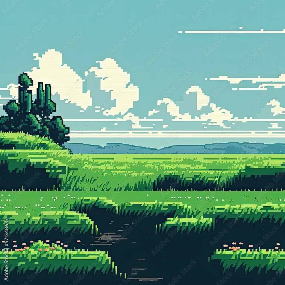 llustration of a game level design background - Created with generative ...