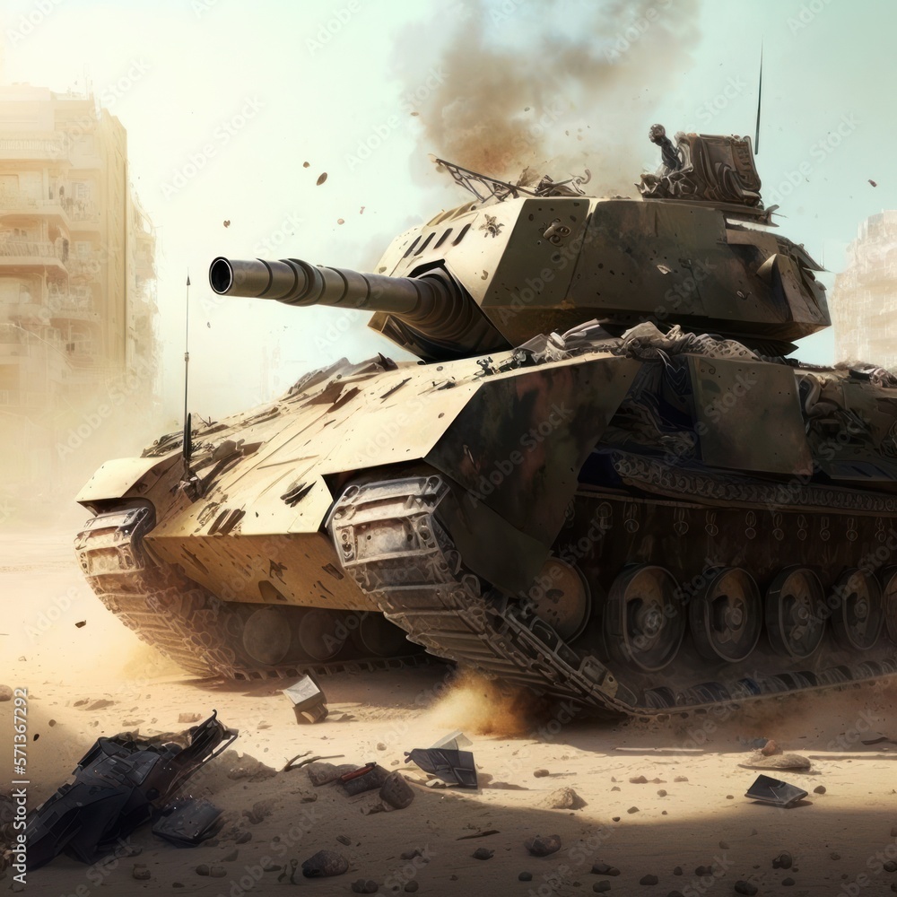 Autonomous tanks, inflicting massive destruction with no remorse ...