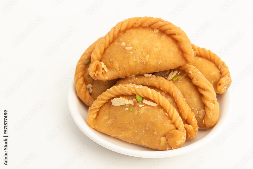 Gujia Also Called Gujiya, Pirukiya, Pirukia, Pedakiya, Karanji, Basundi ...