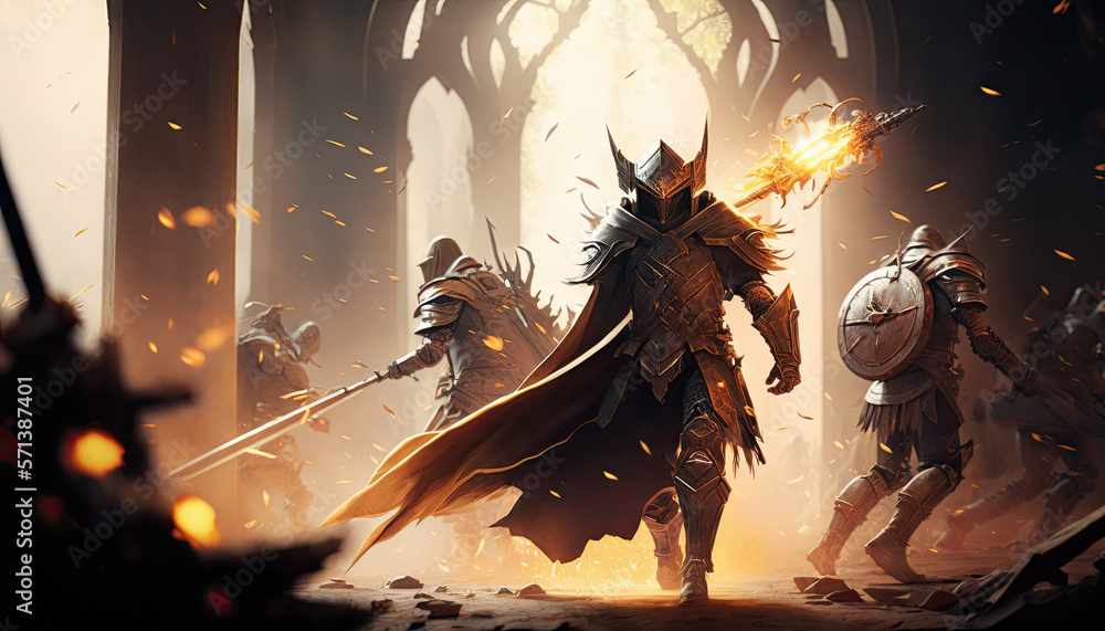 Illustration of a game character. Stock Illustration | Adobe Stock