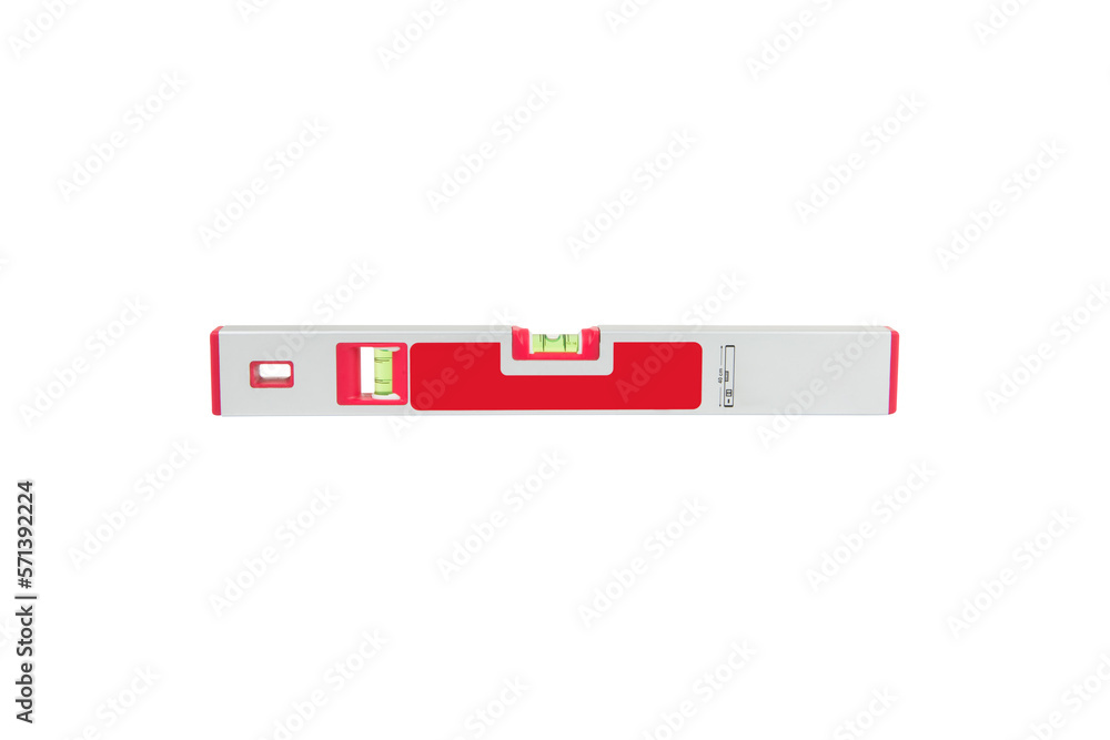 Spirit level white background Stock Photo | Adobe Stock