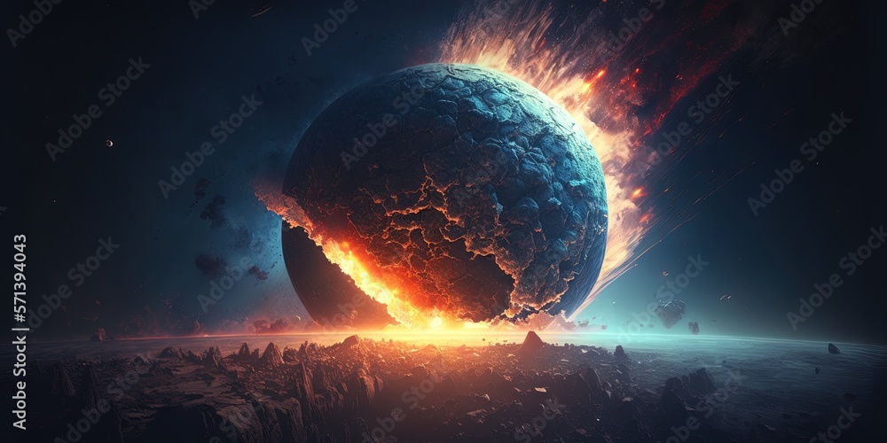 Elements of this image were provided by NASA and depict a dangerous ...
