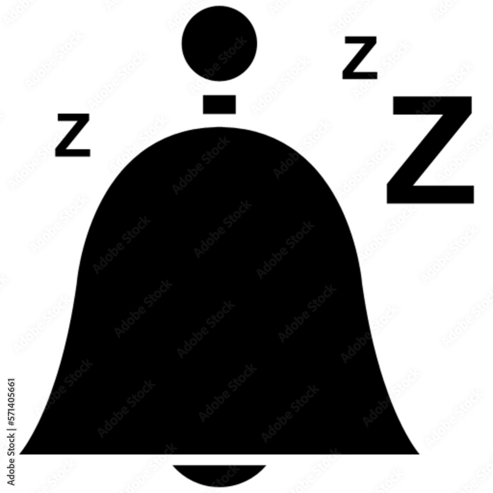 bell silent vector, icon, symbol, logo, clipart, isolated. vector ...