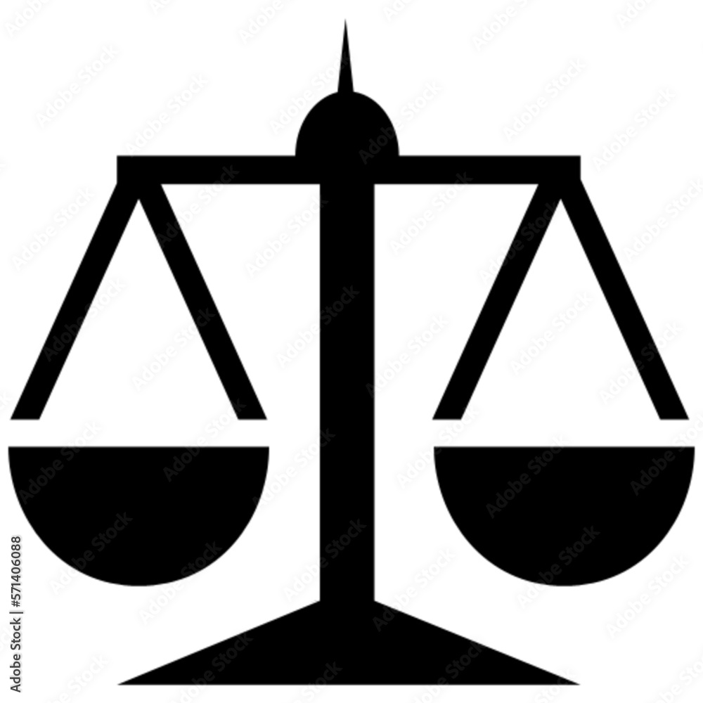 scales vector, icon, symbol, logo, clipart, isolated. vector ...