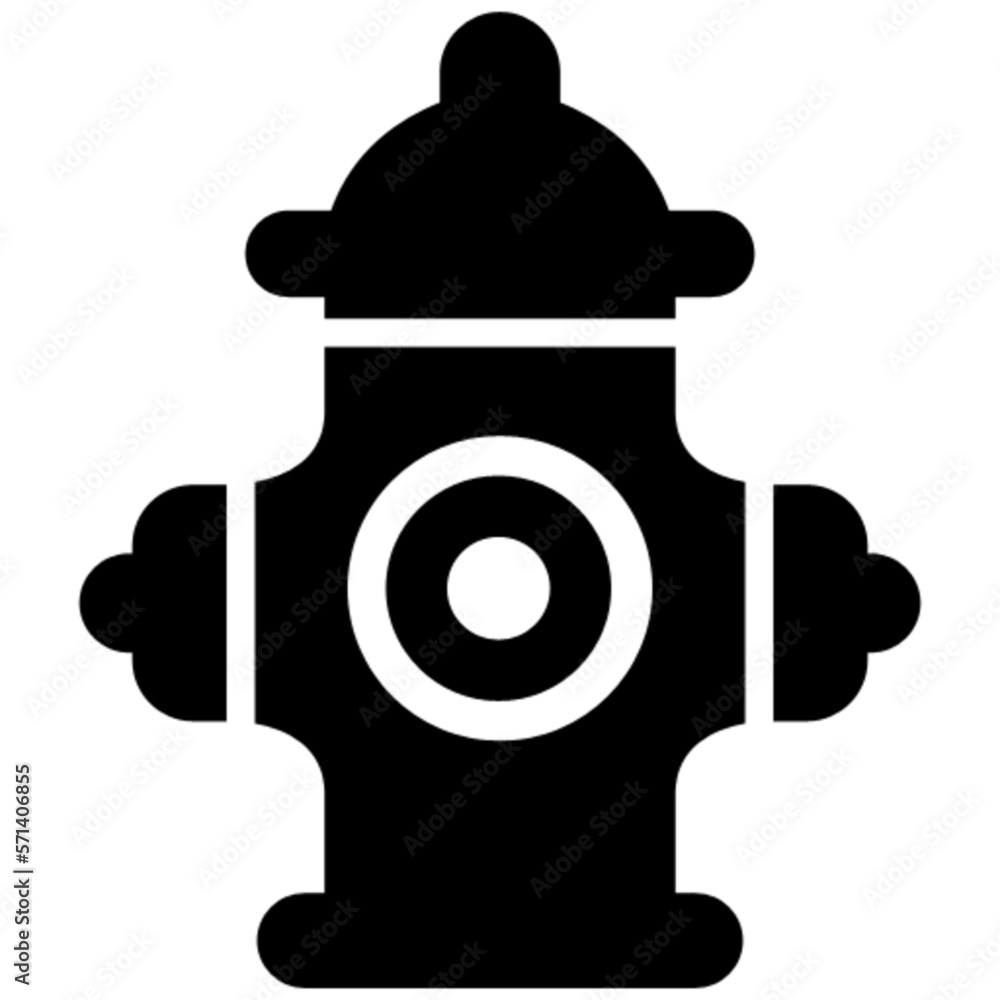 fireplug vector, icon, symbol, logo, clipart, isolated. vector ...