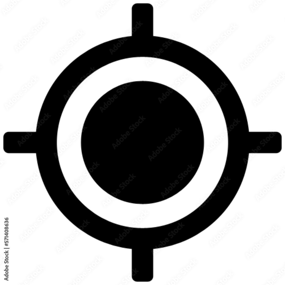 target point vector, icon, symbol, logo, clipart, isolated. vector ...