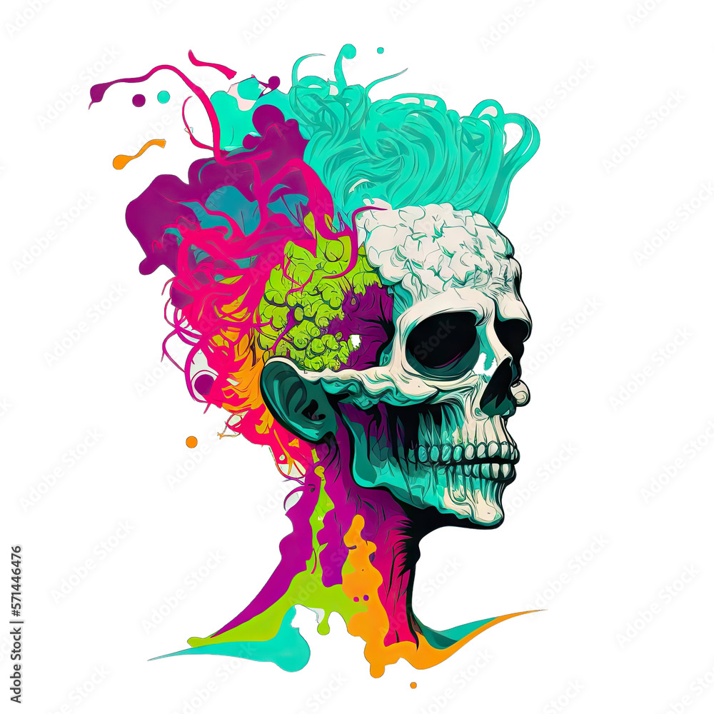 Mythical Creature Zombie Design Elements Isolated Transparent ...
