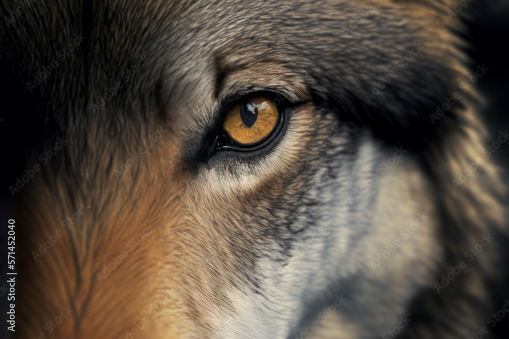 Wolf Eye Close Up