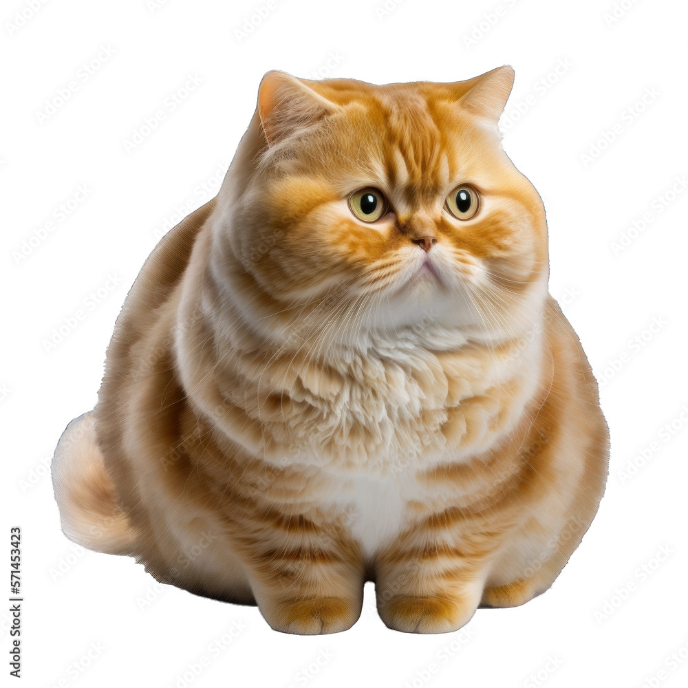 Animal Highland Fold cat Design Elements Isolated Transparent ...