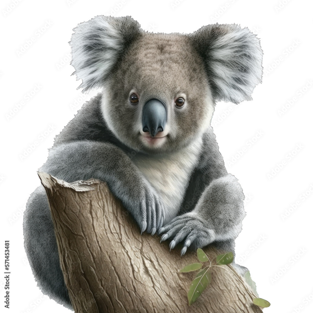 Animal Koala Bear Design Elements Isolated Transparent Background ...