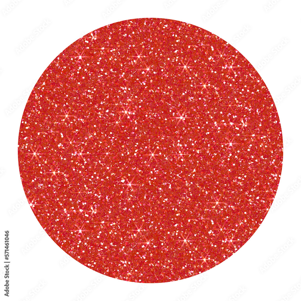 Red circle glitter geometric ball shape icon. Design for decorating ...