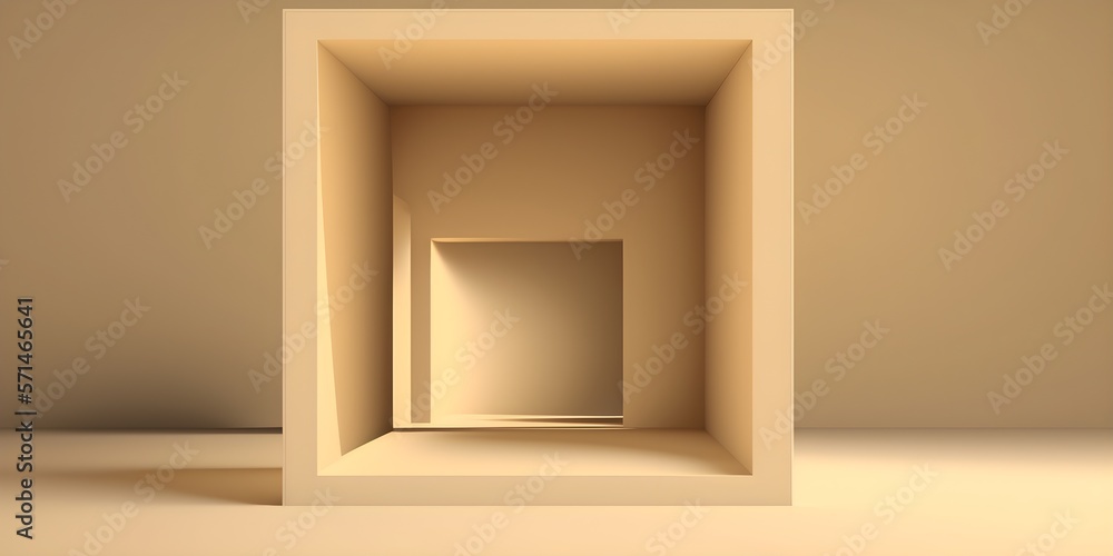 Epic Cinematic Brown abstract art on a brown wall, brown modern design ...