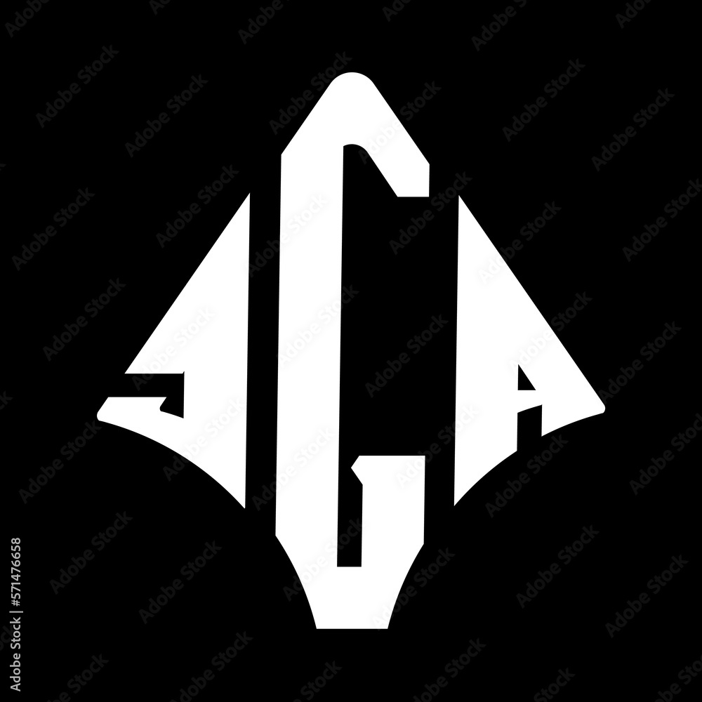 JGA logo. JGA logo letter logo design vector image. JGA letter logo ...