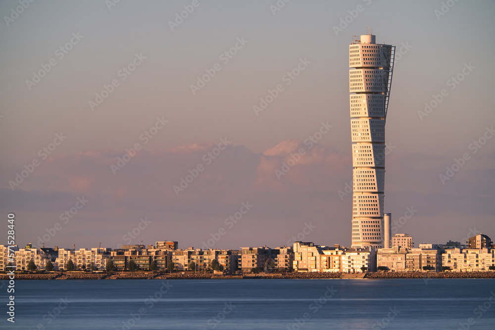 Malmo, Sweden - Aug 24, 2022: Turning Torso skyscraper is the tallest ...