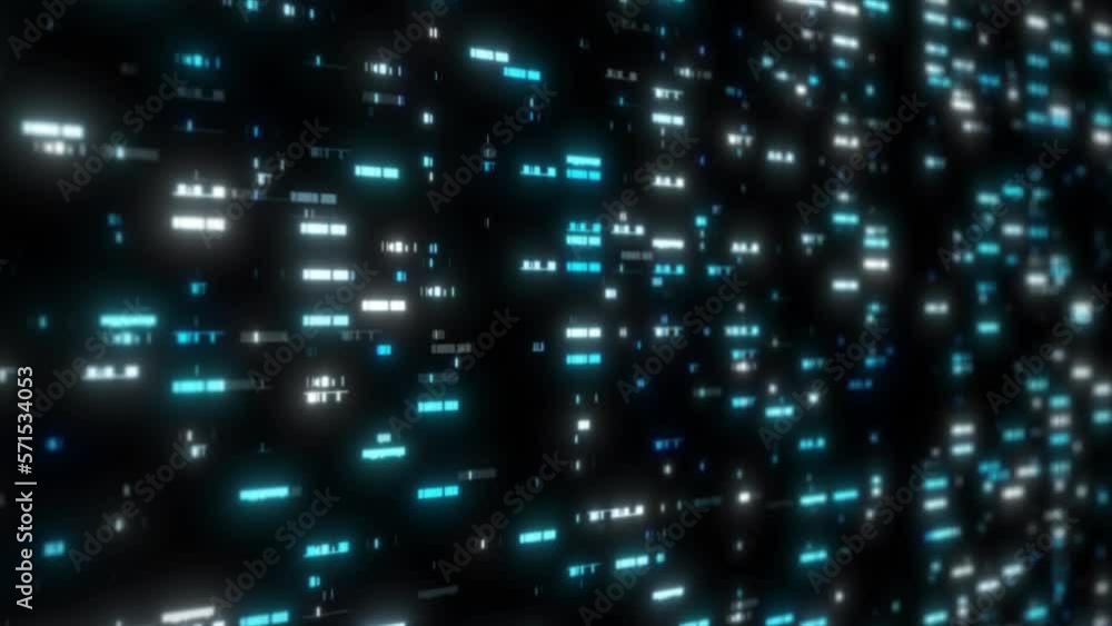 Numbers Moving Right to Left Matrix Background, Computer Code Matrix ...